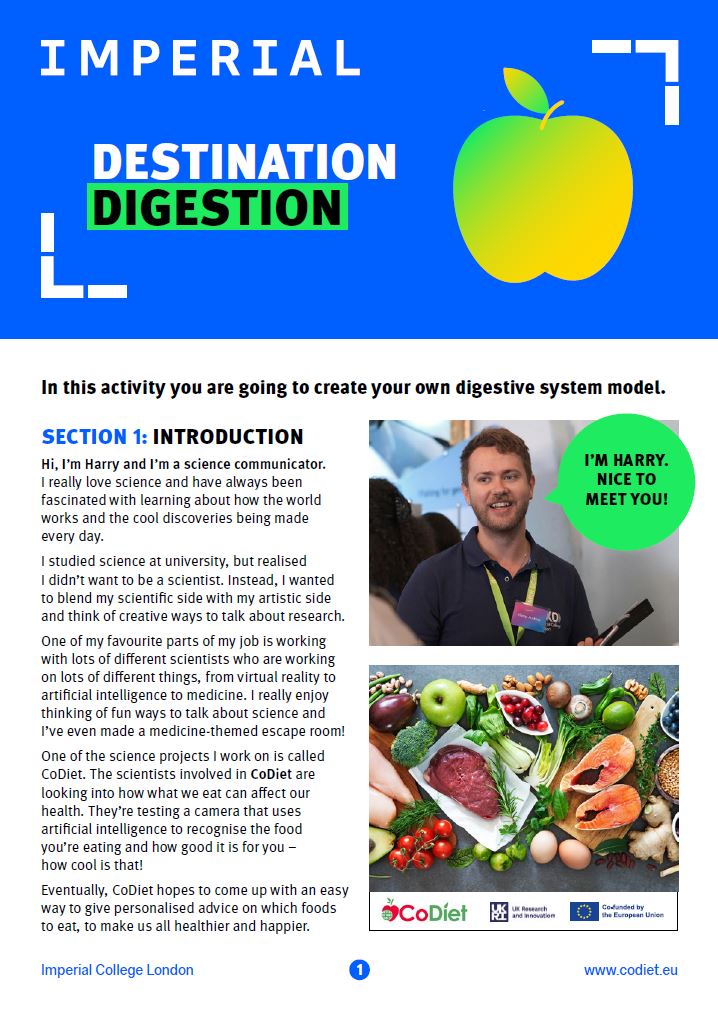 Science at Home – CoDiet